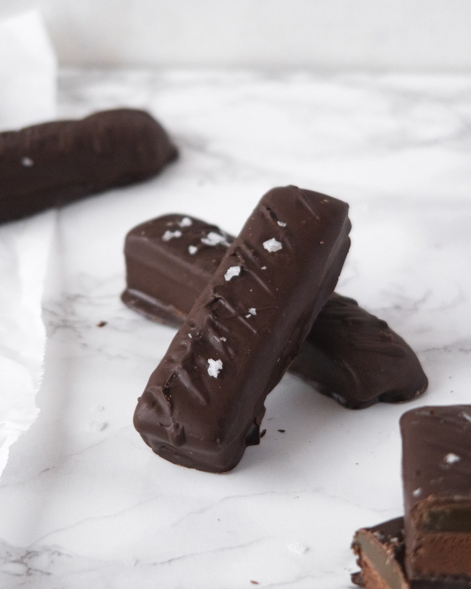 Amazing Homemade Vegan Mars Copycat Candy Bar | The Berry Baker