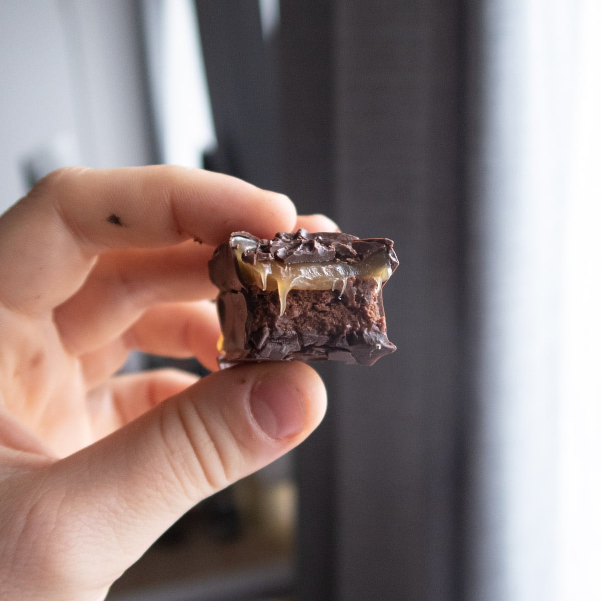 Amazing Homemade Vegan Mars Copycat Candy Bar | The Berry Baker