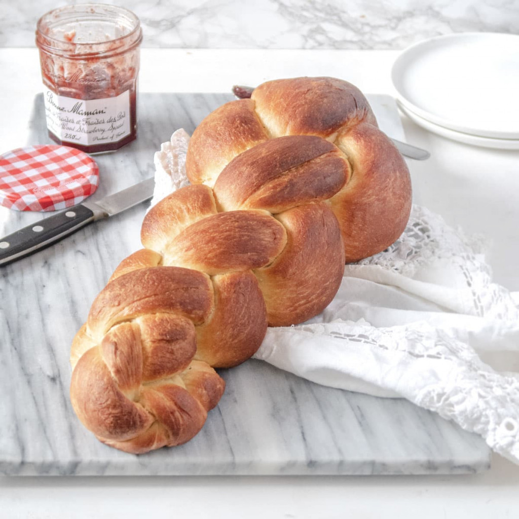 How to Make Vegan Butterzopf - Swiss Braided Bread | The Berry Baker